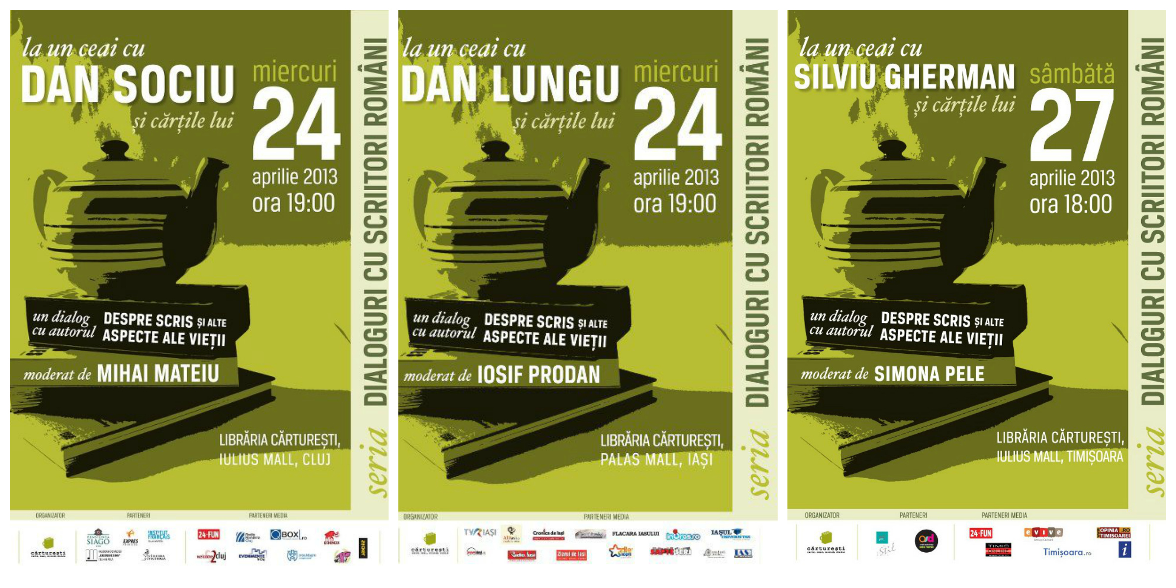 Dialoguri cu scriitori români la Cărtureşti - Blog Carturesti