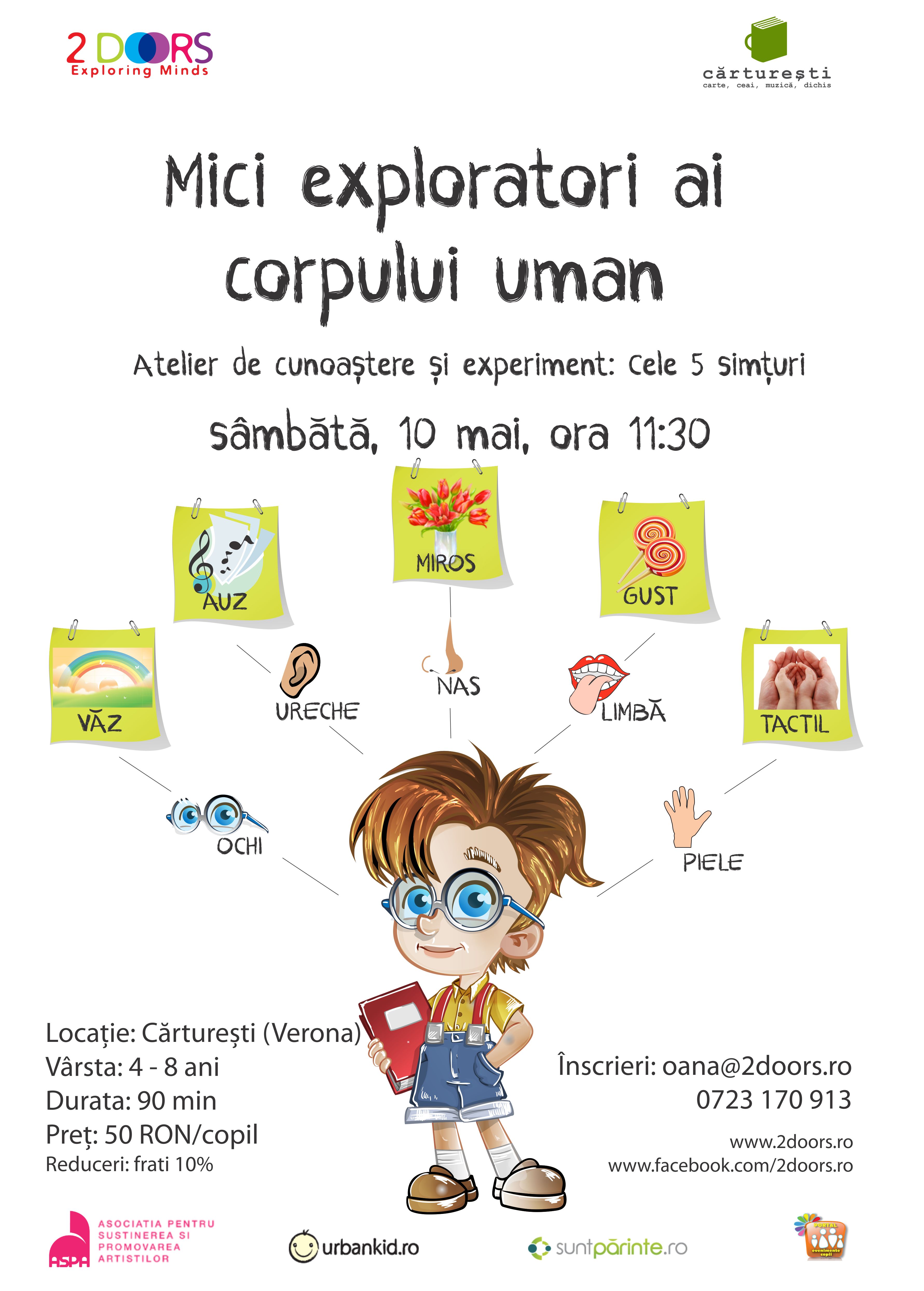 Mici exploratori ai corpului uman - Blog Carturesti