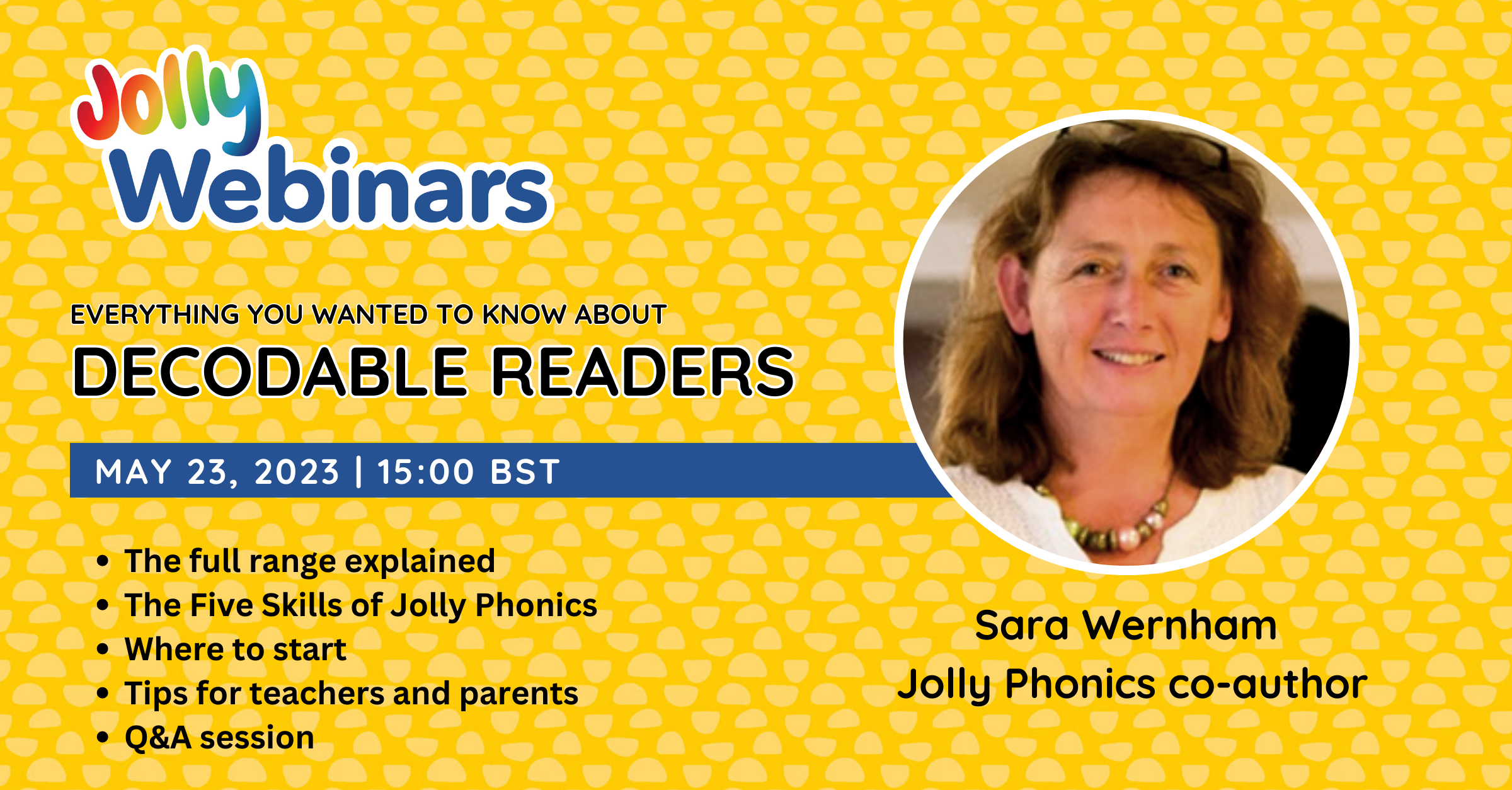 Jolly Phonics Decodable Readers - a webinar with Sara Wernham, Jolly ...