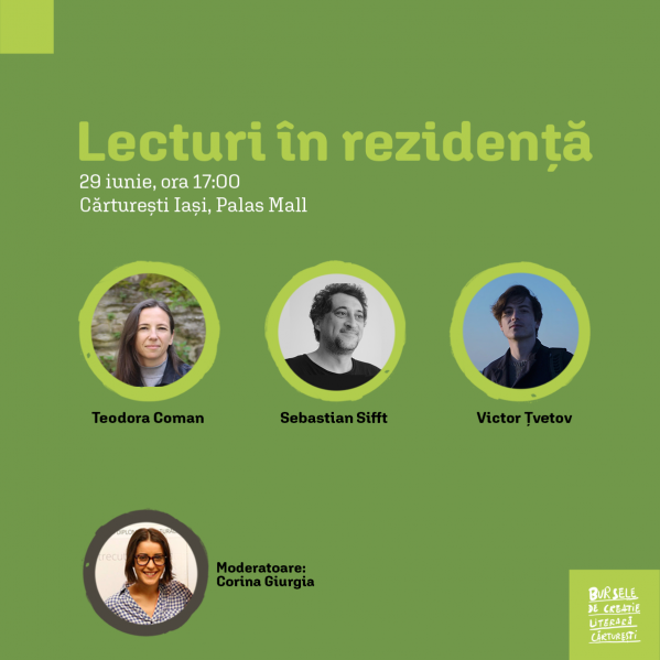 Iași| Cărturești invită cititorii la întâlniri cu autorii din rezidență ...